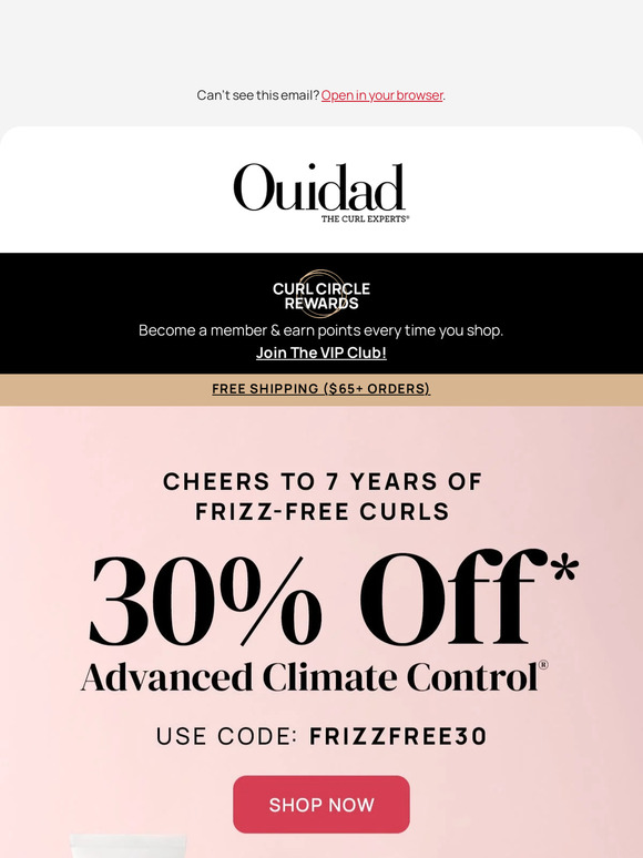 Ouidad: EXTENSION: the 30% off anniversary sale ends soon 👉 | Milled