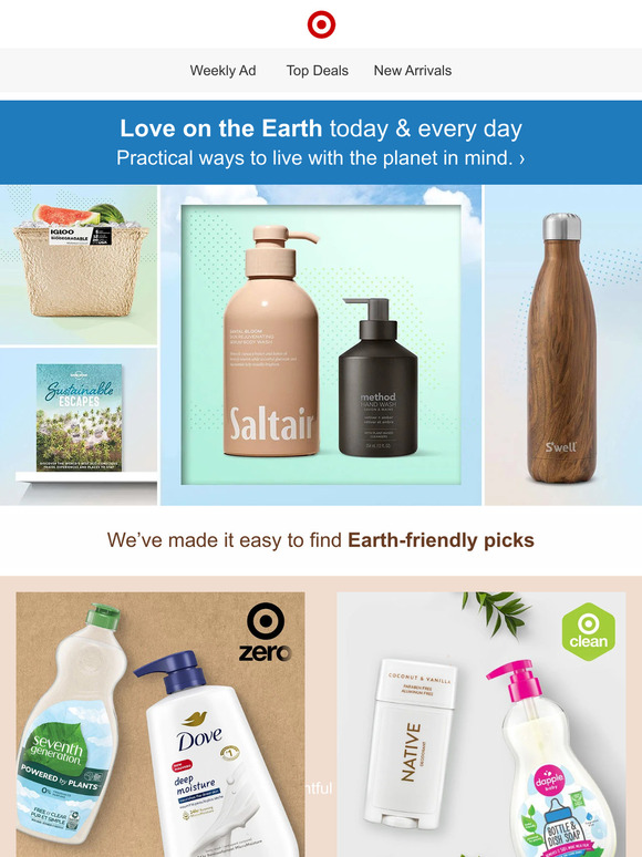 Target: Happy Earth Day! Celebrate with thoughtful swaps 🌎 | Milled