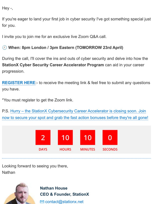 StationX: 📞Don't Miss Out: Exclusive Live Zoom Call | Milled