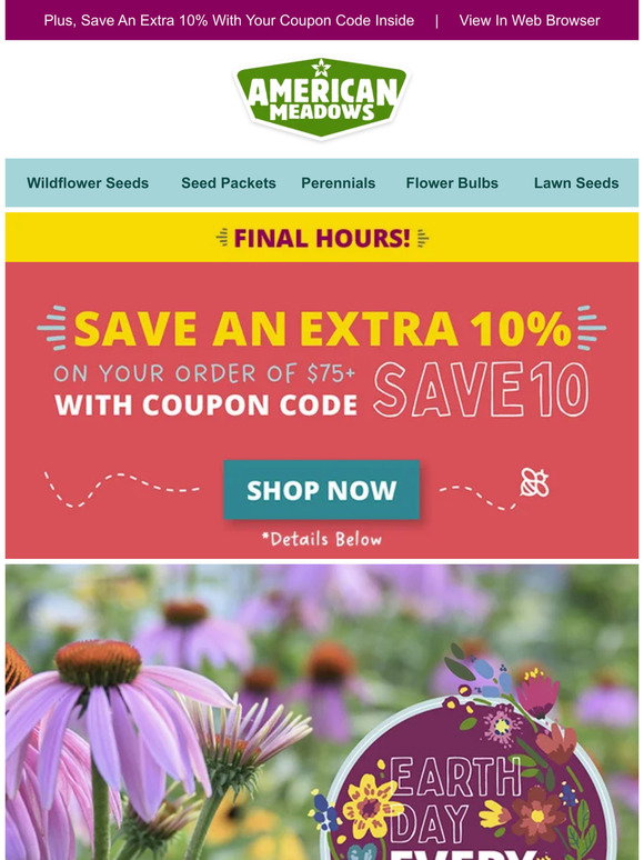 American Meadows: Happy Earth Day! Native Plant Sale Ends Today | Milled