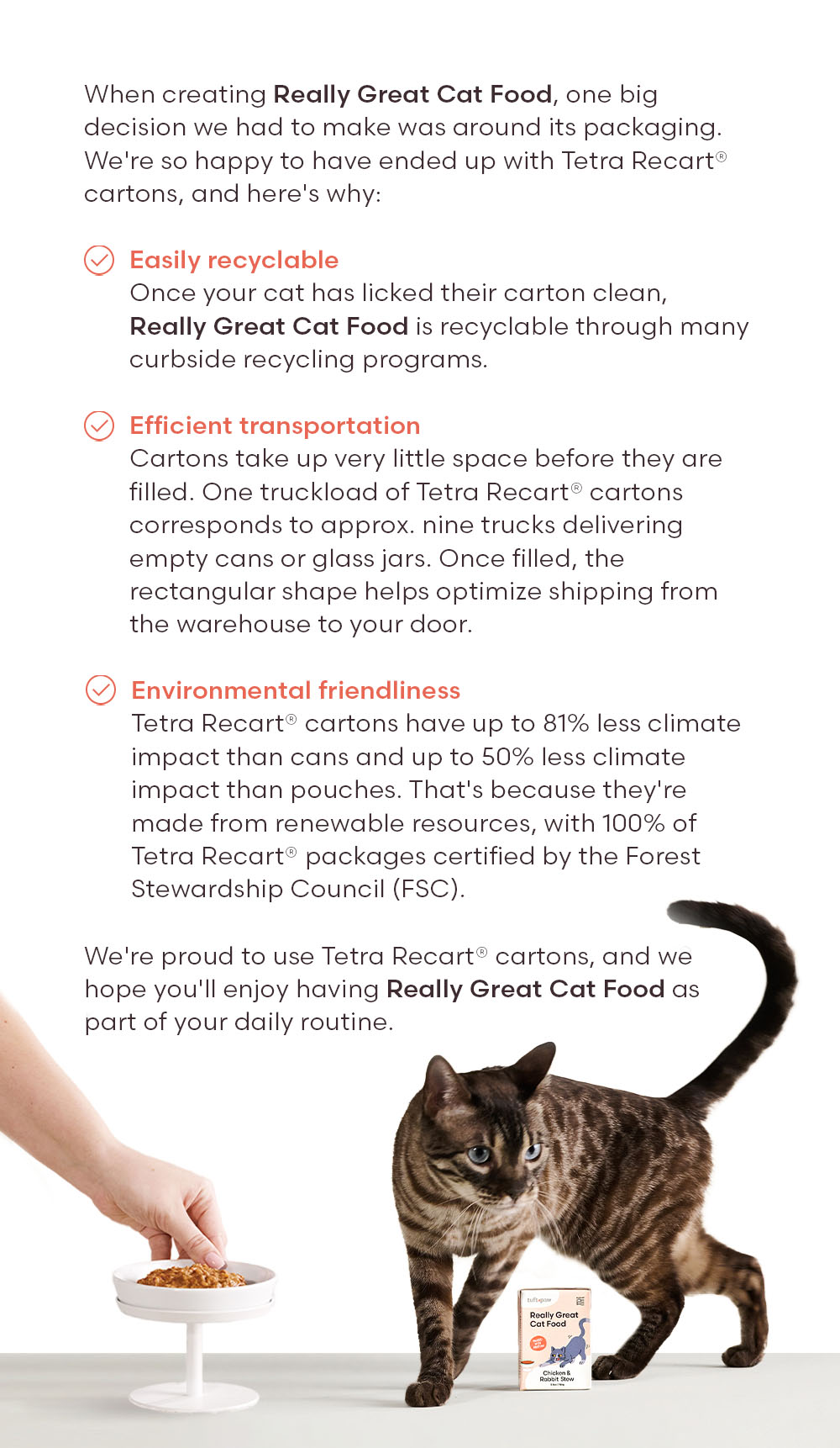 Tuft and Paw: Why we chose cartons for our cat food | Milled
