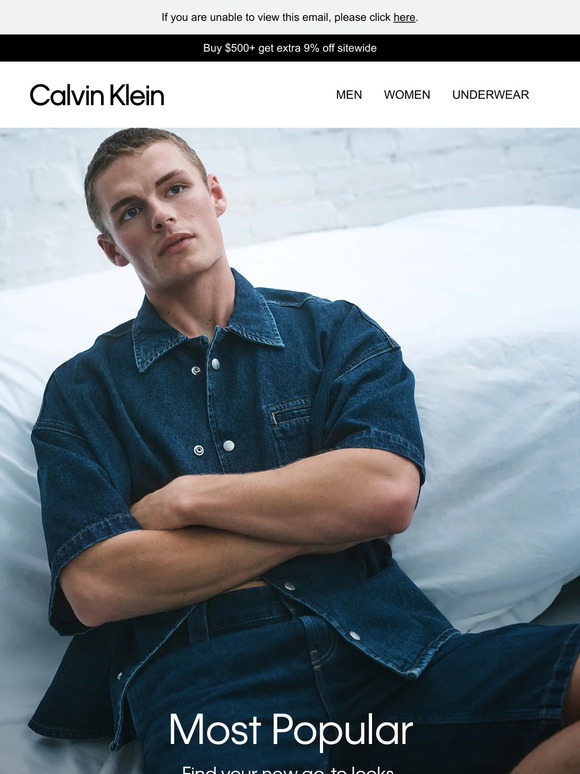 Calvin Klein SG: Our Most Popular Pieces | Milled