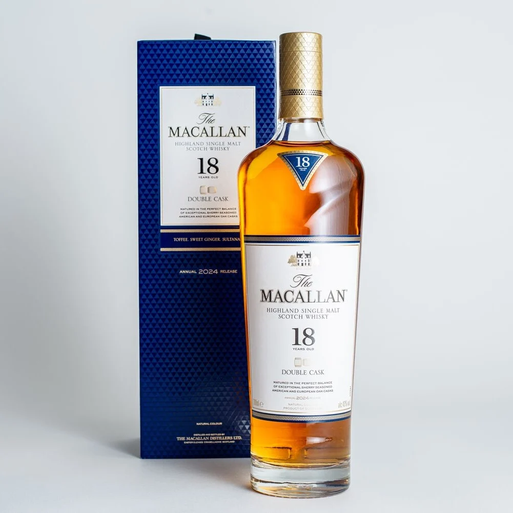 Macallan: Now Available: Double Cask 18 Years Old, 2024 Release | Milled