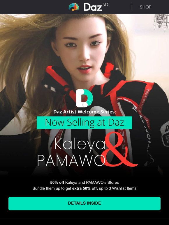DAZ 3D: Daz Welcomes - Kaleya and PAMAWO | Milled