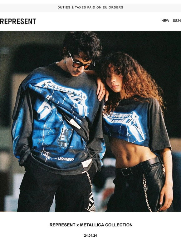 Represent Clo: REPRESENT x METALLICA Collection - Launching Tomorrow ...