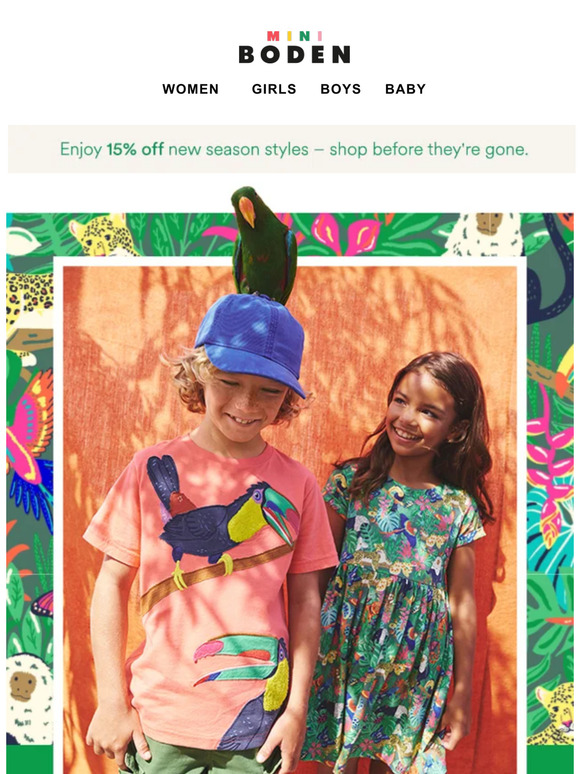 Boden: New styles just flew in 🦜 | Milled