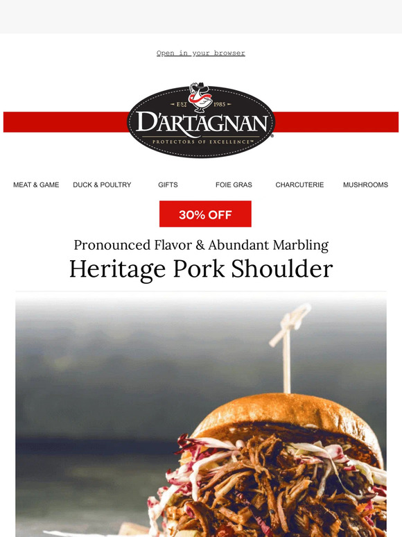 D'Artagnan: This Low & Slow fave is 30% OFF | Milled