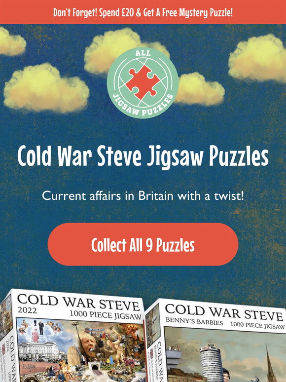 All Jigsaw Puzzles: Collect the Cold War Steve Puzzles 🧩 | Milled