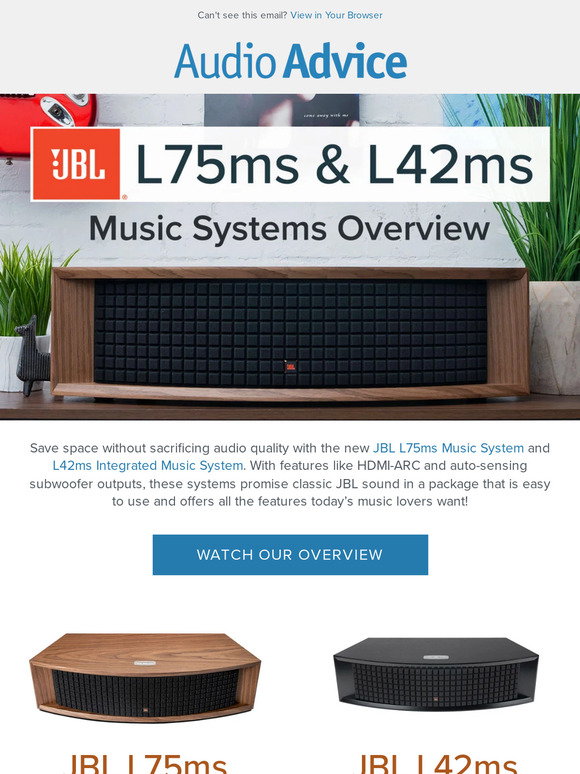 Audio Advice: 🔊 JBL L75ms & L42ms Music Systems Overview | Milled