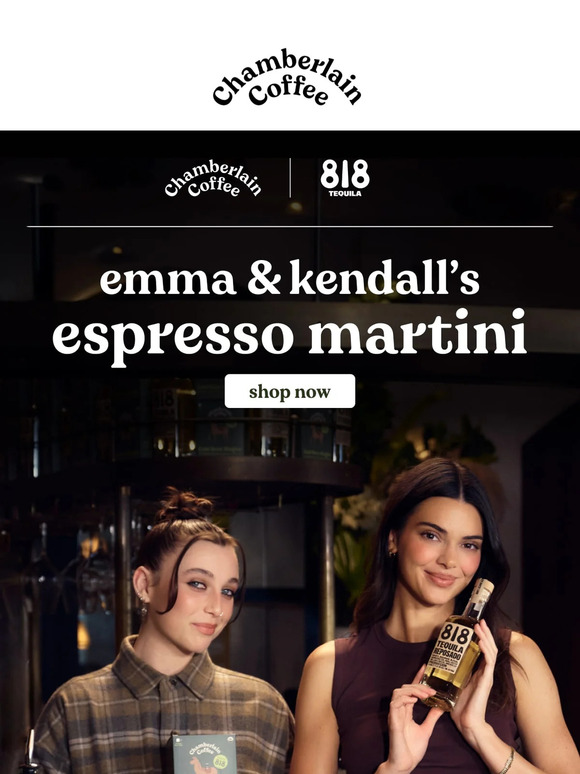 Chamberlain Coffee: emma & kendall’s espresso martini is here | Milled