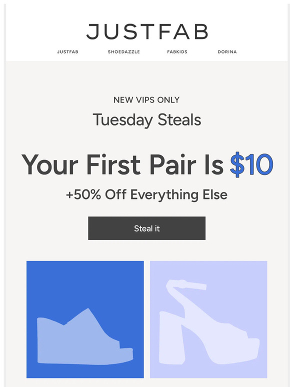 JustFab Email Newsletters: Shop Sales, Discounts, and Coupon Codes