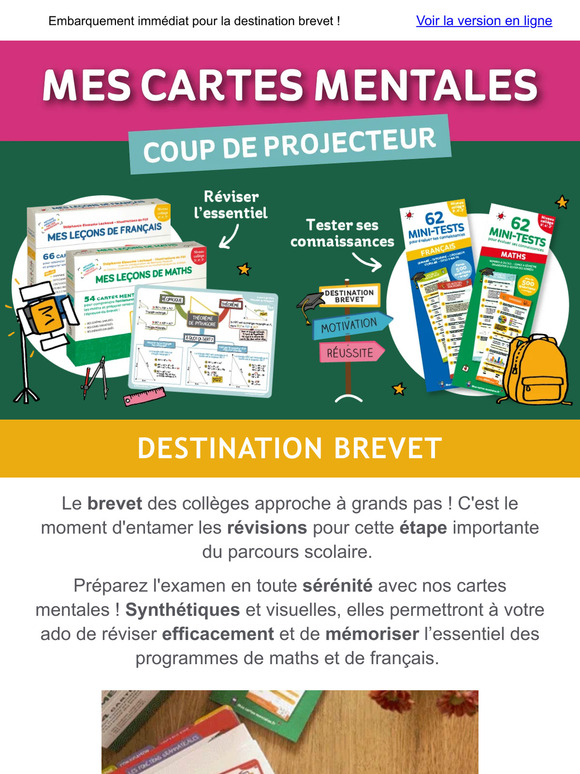 Mes Cartes Mentales: Destination brevet | Milled