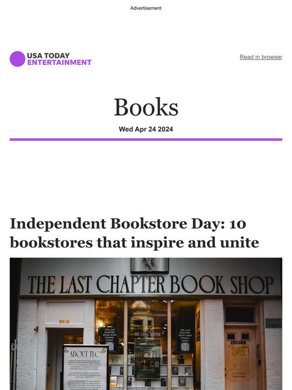 USA TODAY: Books: Independent Bookstore Day: 10 bookstores that inspire ...