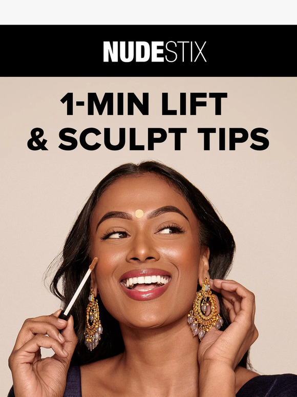 Nudestix: Kevin Kodra's 1-Minute Lift & Sculpt Tips 🔑 | Milled