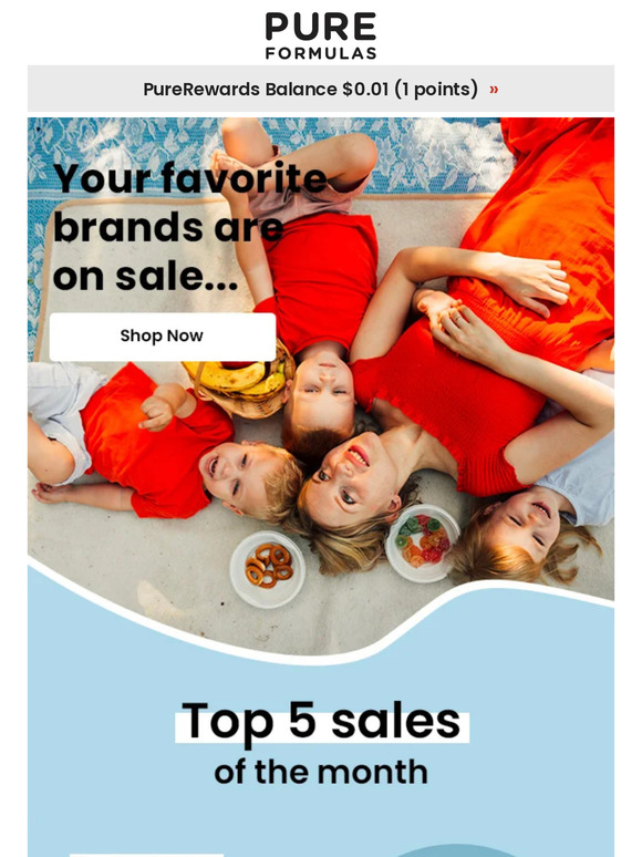 PureFormulas: Top 5 deals of the month: Take a look & save | Milled