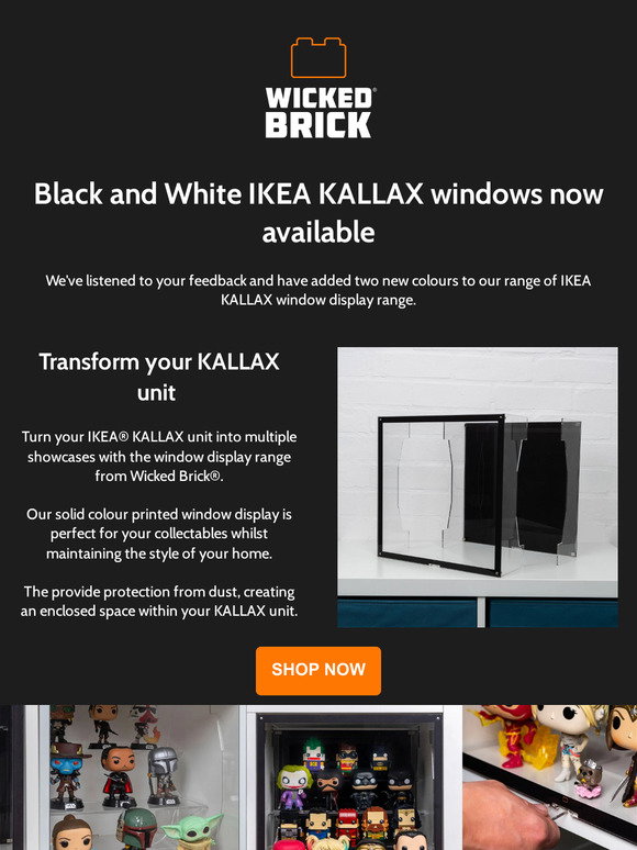 Wicked Brick: 🌟NEW🌟 Black and White IKEA windows available | Milled
