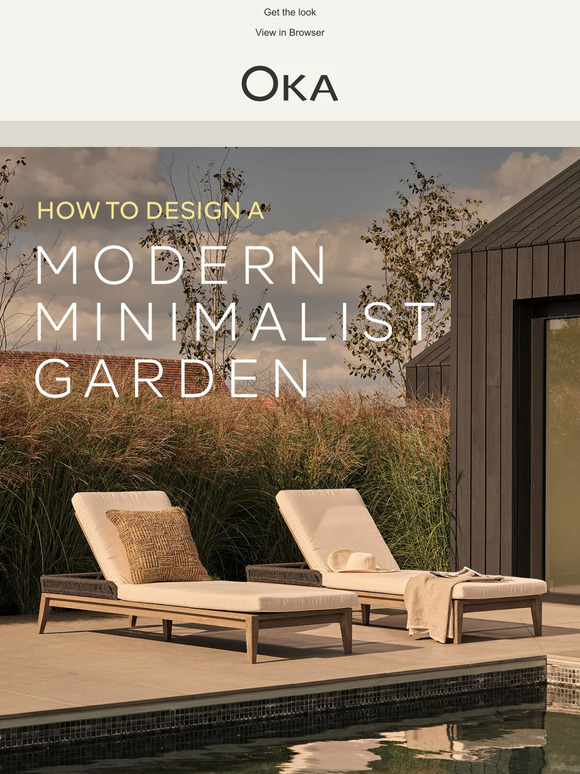 OKA Direct: How to design a modern minimalist garden | Milled