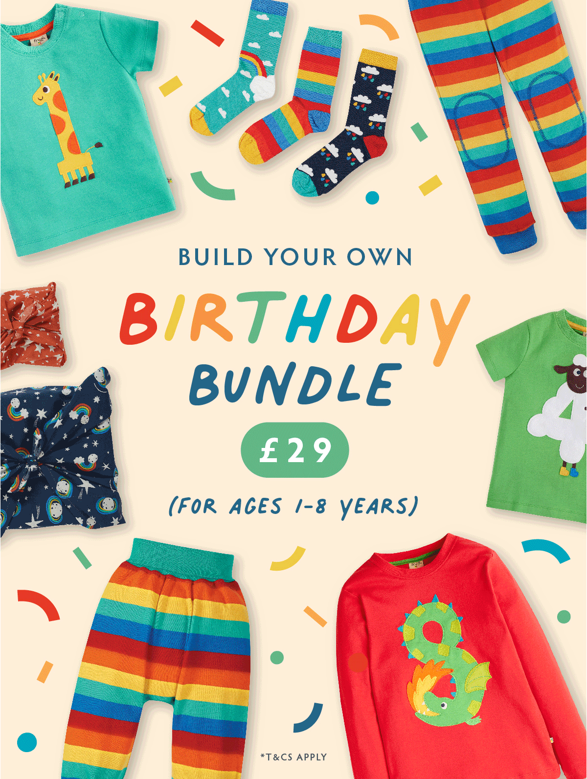 Frugi: Build Your Own Birthday Bundle 🎈 | Milled