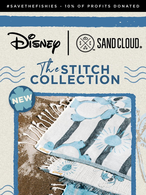 Sand Cloud: NEW! Disney | Sand Cloud Stitch Collection 🌺 | Milled