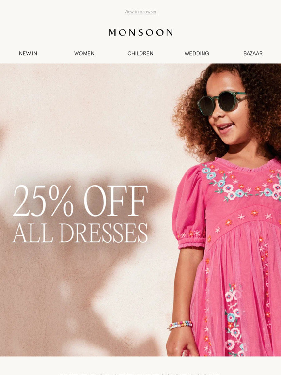 Monsoon: 25% off ALL dresses? You got it. | Milled