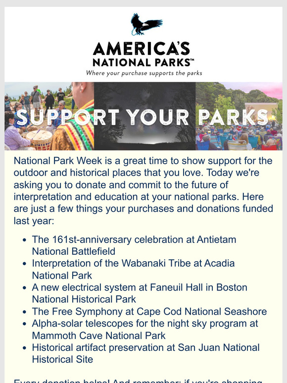 America's National Parks: Support Your Parks ⛰️🦅 | Milled