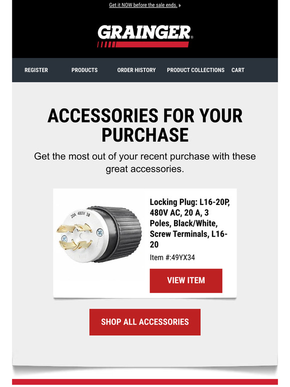 Grainger Email Newsletters: Shop Sales, Discounts, and Coupon Codes