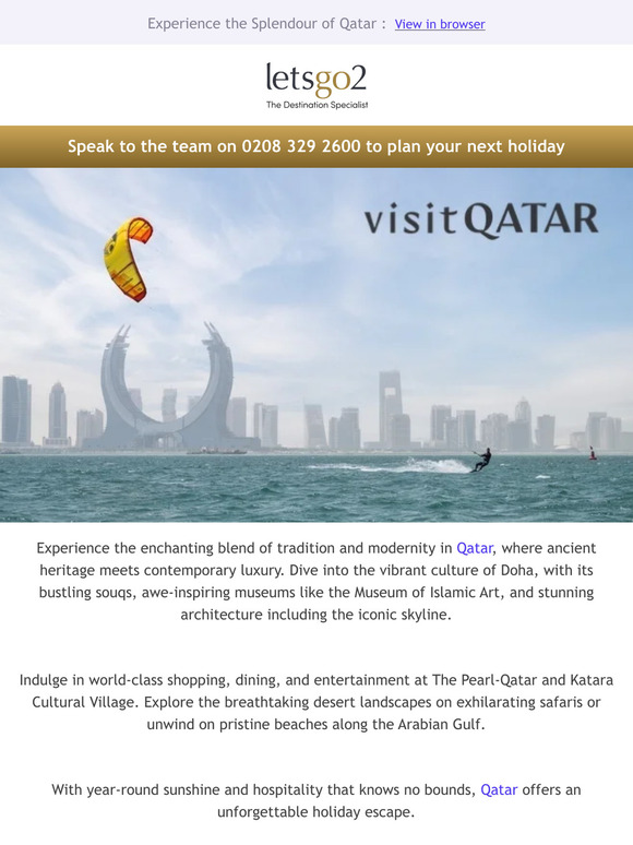 Letsgo2: Experience the Splendour of Qatar | Milled