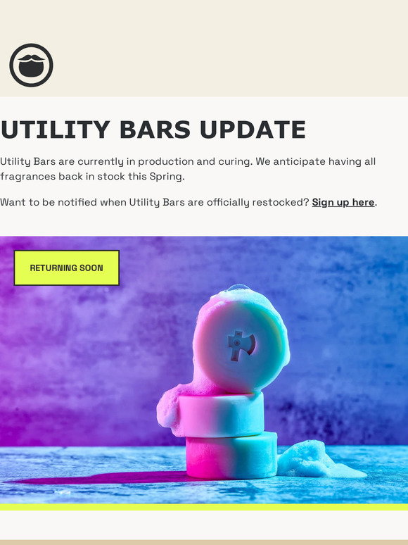 Beardbrand: Utility Bars update | Milled