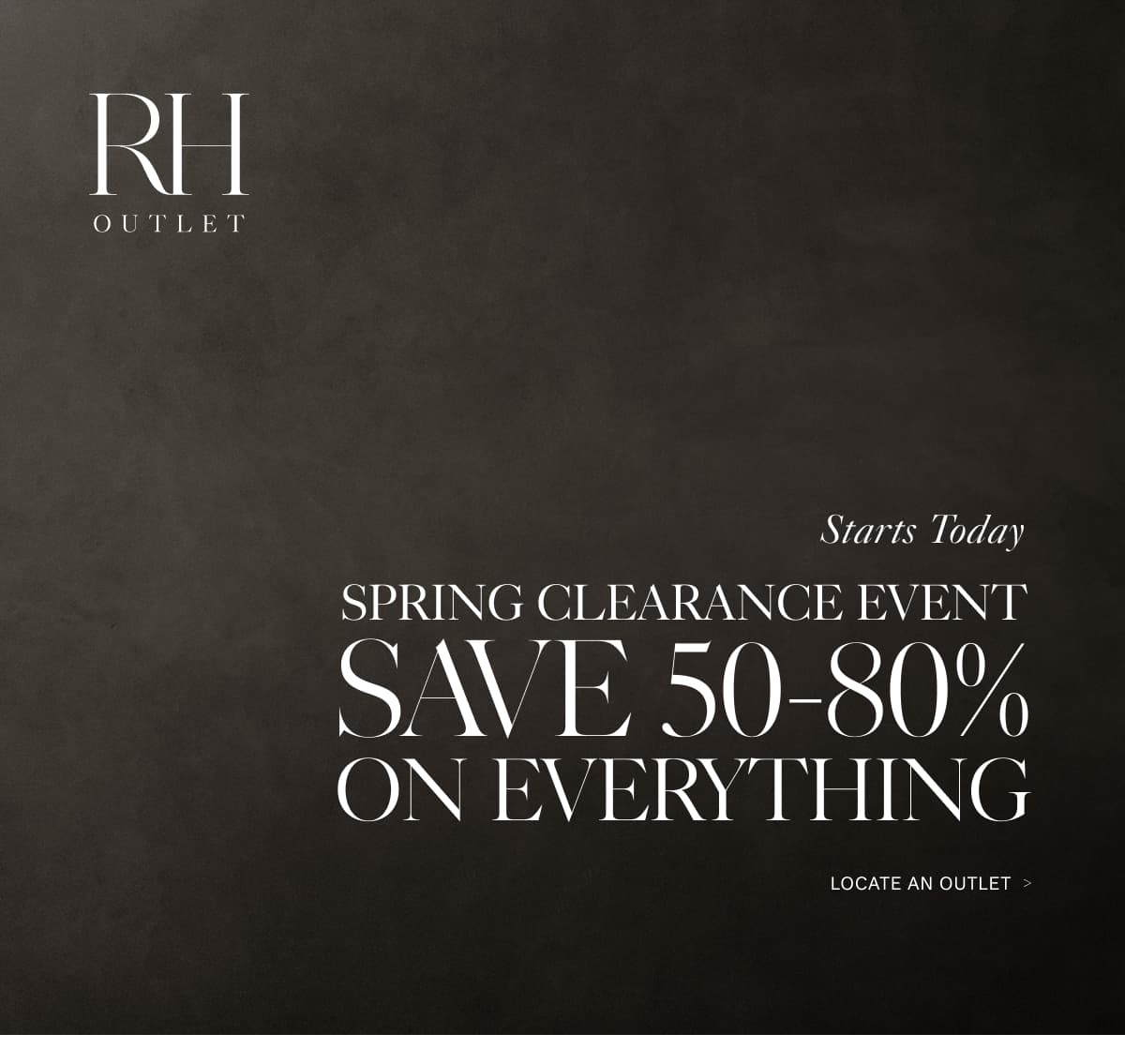 Restoration Hardware: Save 50-80% at the Spring Clearance Event | Milled