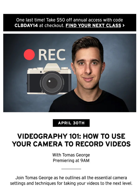 CreativeLive: New Class New Instructor Videography 101: How to Use Your ...