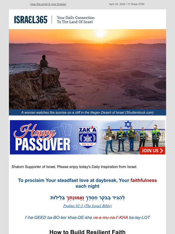 The Israel Bible: How to Build Resilient Faith | Milled