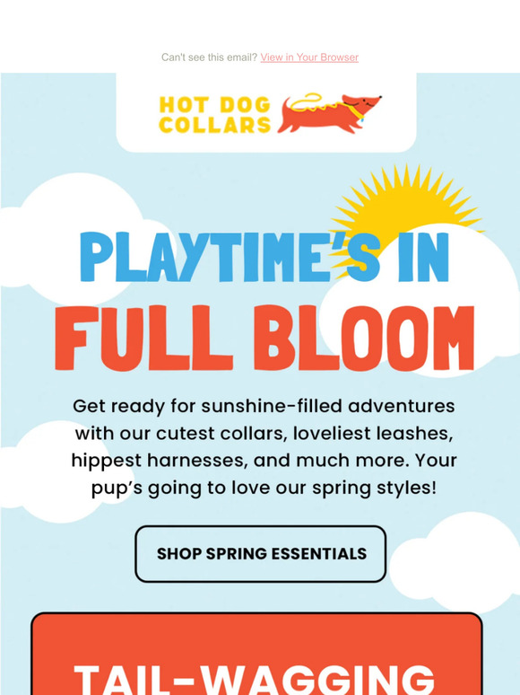 HotDogCollars.com: Tail-Wagging Spring Essentials 🌸 | Milled