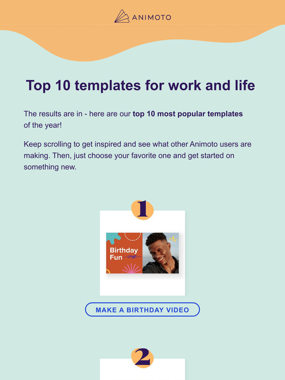 Animoto: Our most popular templates of 2024 | Milled
