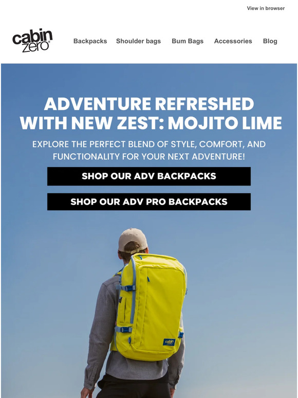 CabinZero: 💚 The Mojito Lime CabinZero is Here! Dive into the 2024 ...