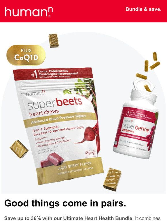 HumanN: The next level heart health support combo | Milled