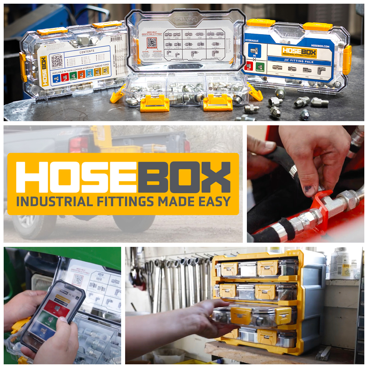 LockNLube: HOSEBOX Hydraulic Fitting Kits ⭐️ NOW AVAILABLE from LOCKNLUBE! | Milled