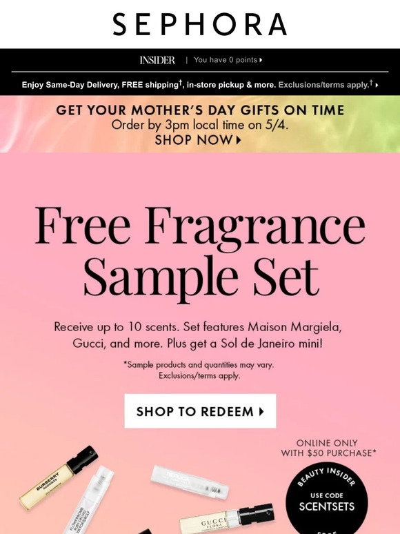 Sephora Email Newsletters: Shop Sales, Discounts, and Coupon Codes