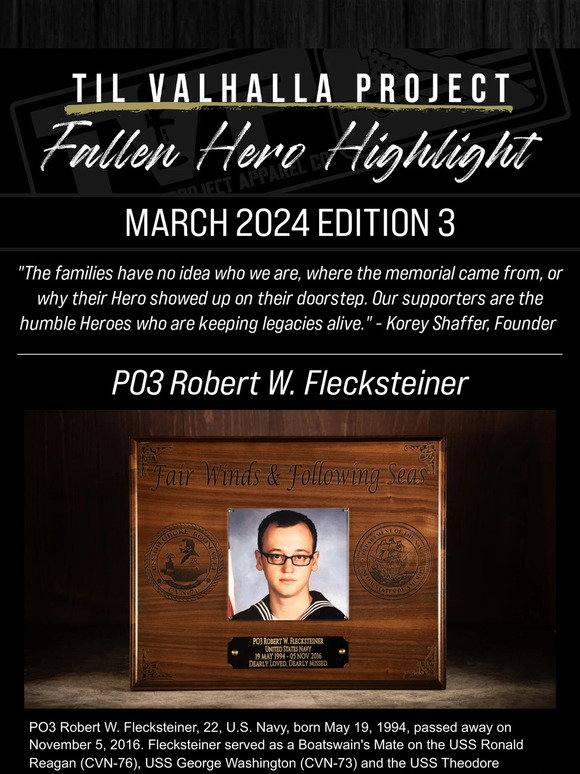 Til Valhalla Project: Fallen Hero Highlight - Please Take A Moment For ...