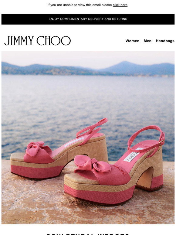 JIMMY CHOO: Sculptural Wedges | Milled