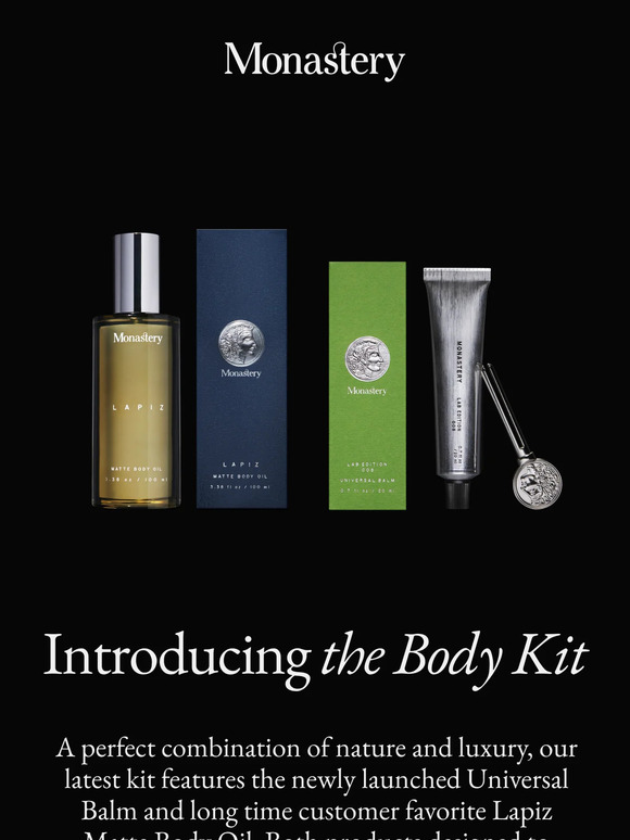 Monastery Made: Introducing the Body Kit | Milled