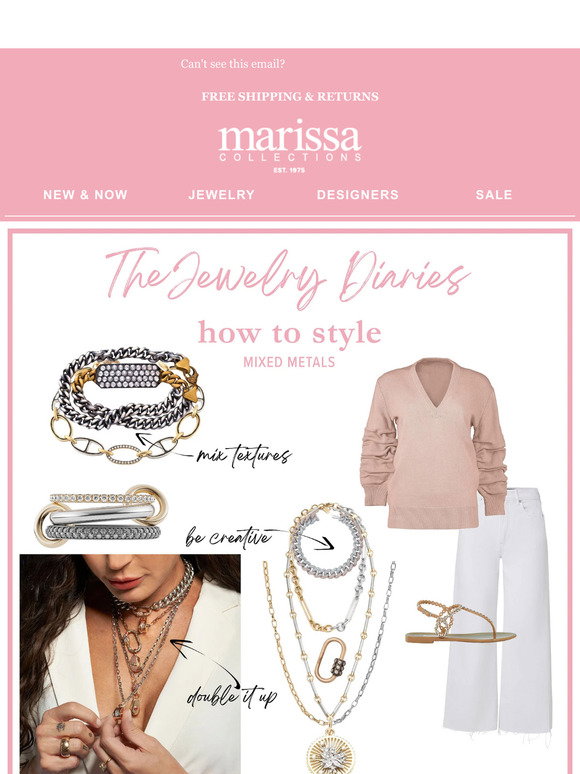 Marissa Collections: How To Style Mixed Metals | Milled