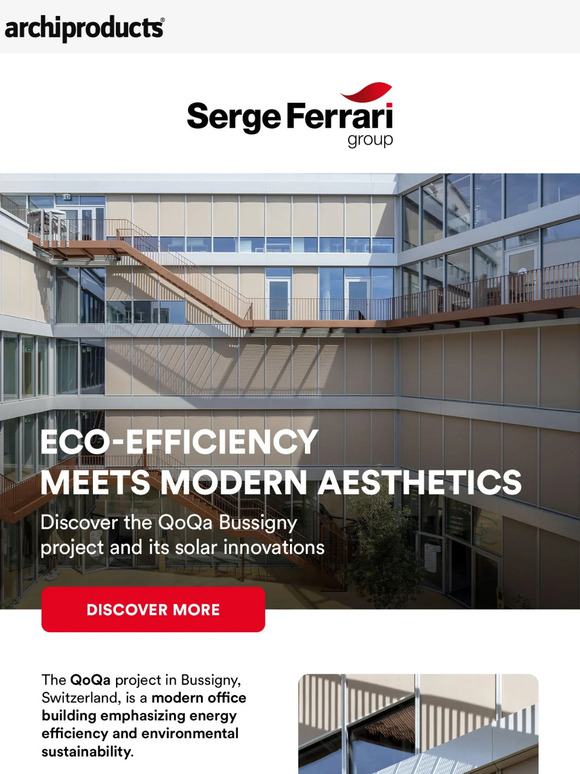 archiproducts: Serge Ferrari solar protection fabrics: discover the ...