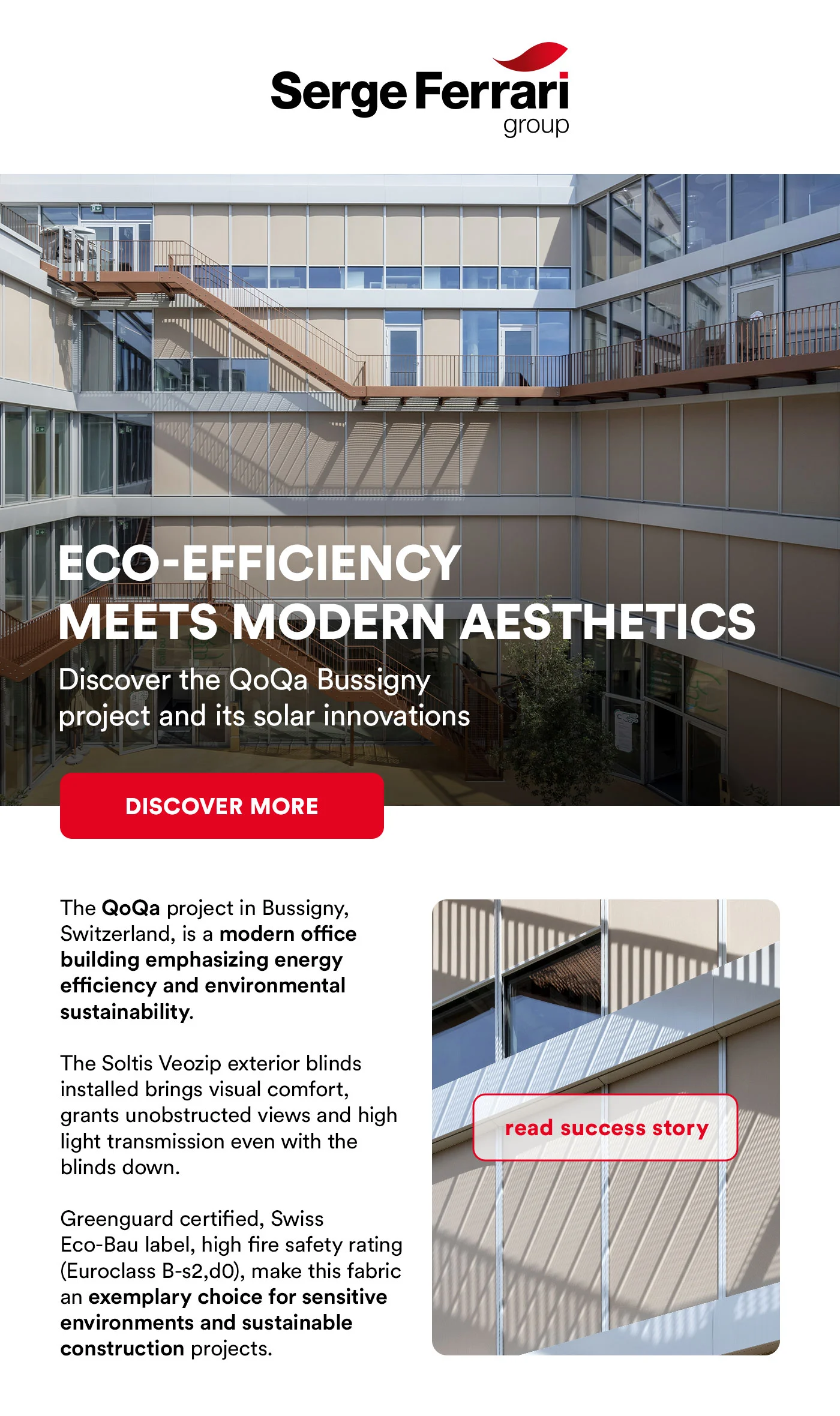 archiproducts: Serge Ferrari solar protection fabrics: discover the ...