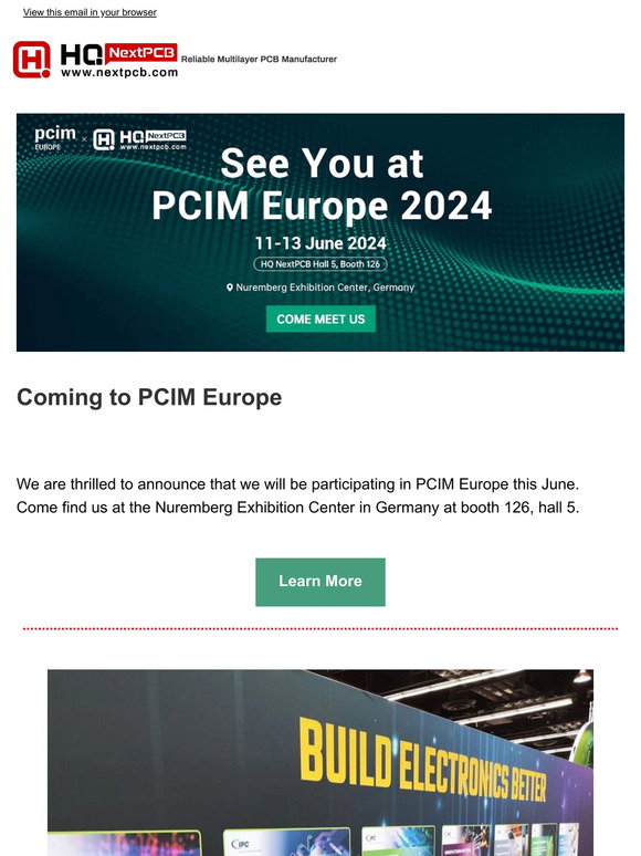 NextPCB: HQ NextPCB is Coming to PCIM Europe 2024 | Milled