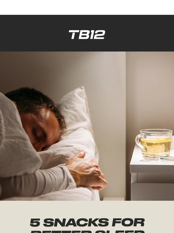 TB12: 5 Foods to Help You Sleep Better 🍵😴 | Milled