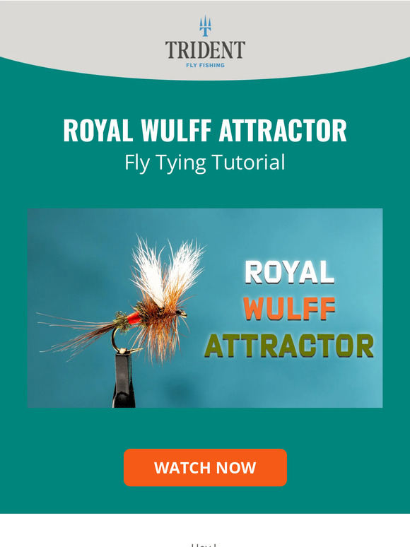 Trident Fly Fishing: How to Tie The Royal Wulff Attractor | Milled