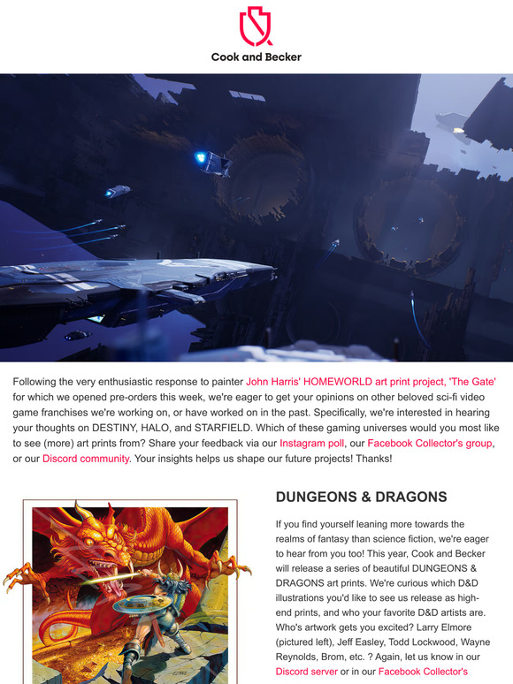 Cook and Becker: Destiny | Halo | Starfield | Dungeons & Dragons and ...