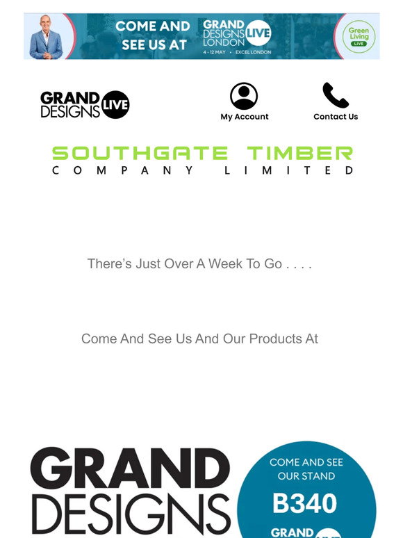 Southgate Timber: Just Over A Week Until Grand Designs London 2024 | Milled