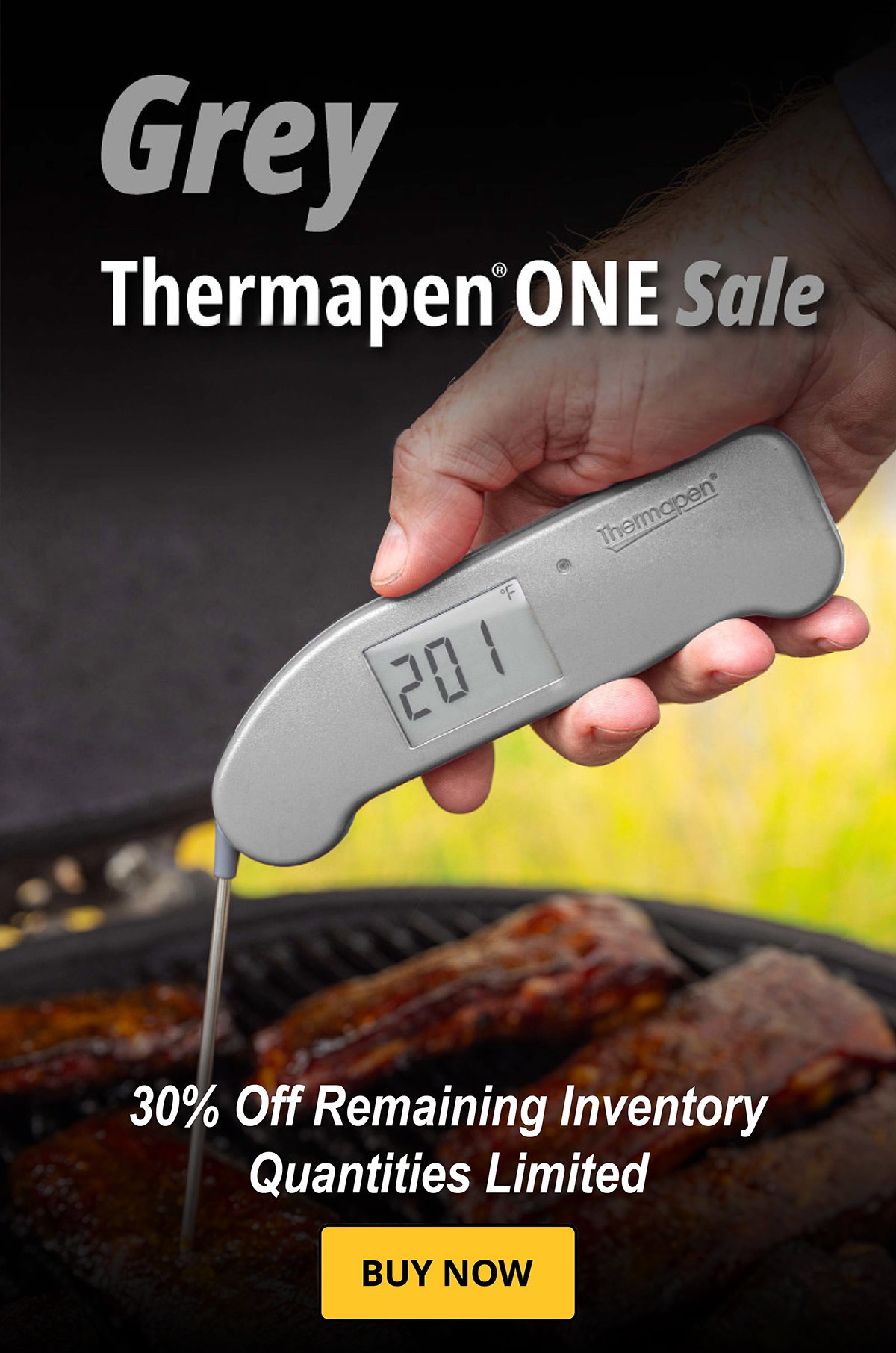 ThermoWorks: Discontinued: 30% Off Thermapen ONE in Grey | Milled
