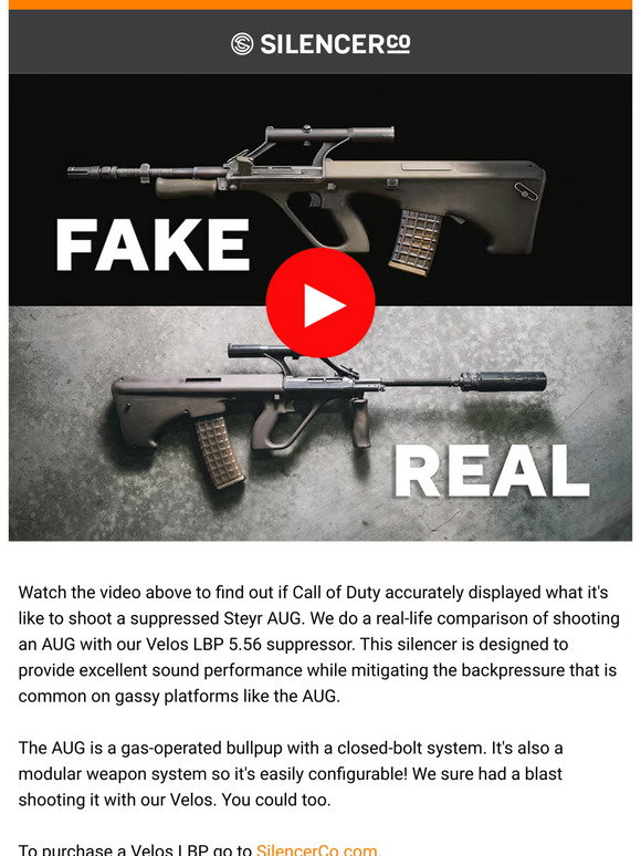 SilencerCo: Steyr AUG Suppressed — Did Call of Duty get it right? | Milled